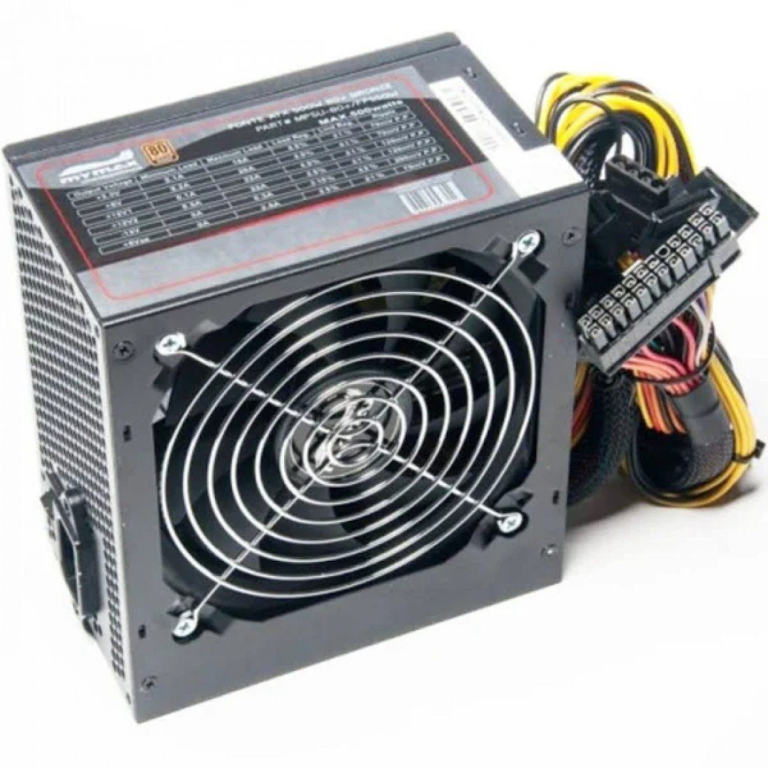 Fonte De Alimentação Mymax Atx 500w 80 Bronze Pfc Ativo Bivolt 115v